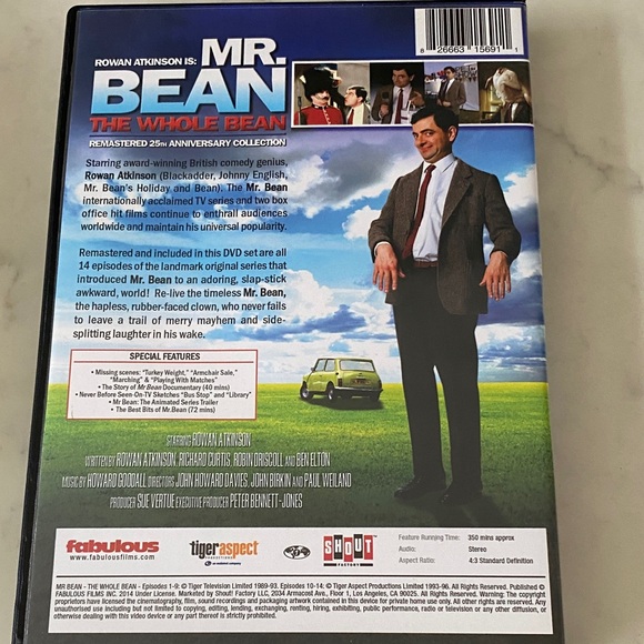 Media | Mr Bean The Whole Bean Dvd Set | Poshmark